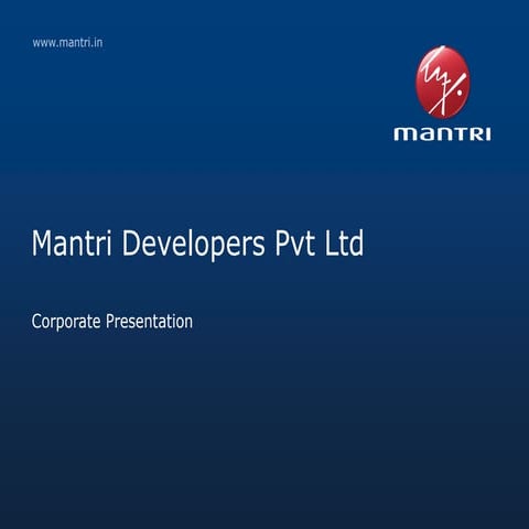Mantri developers | PDF