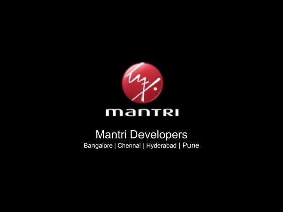 Mantri Developers Logo Mantri Developers Pvt Ltd. | Navigate