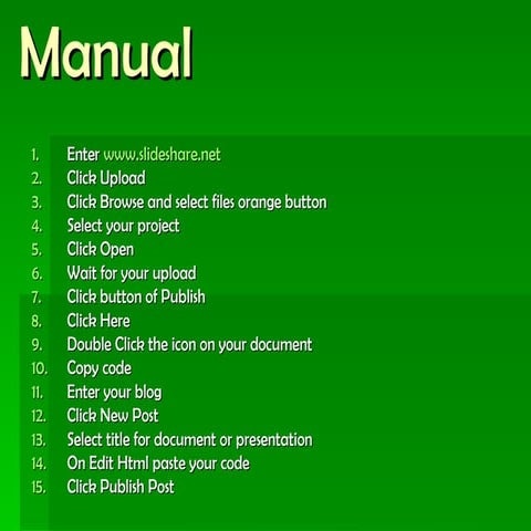 Manual | PPT