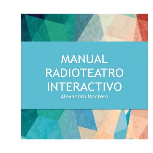 Manual interactivo de radioteatro | PDF