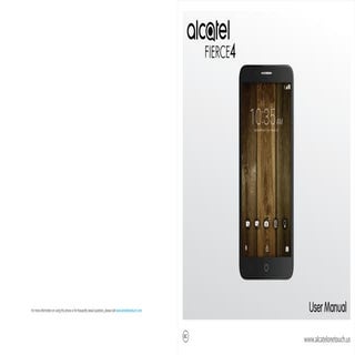 Alcatel Fierce 4 Manual / User Guide | PPT