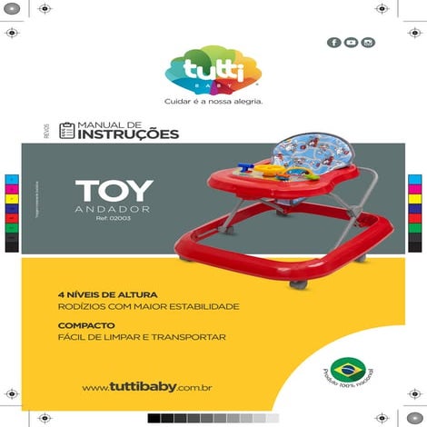 Andador Toy (Manual) - Tutti Baby | PDF