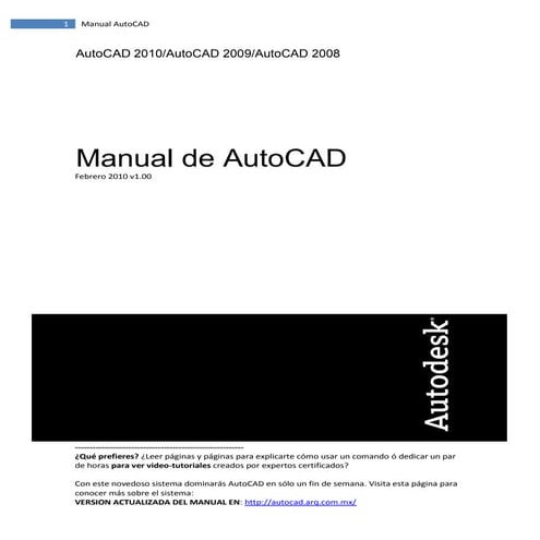 Manual basico autocad | PDF