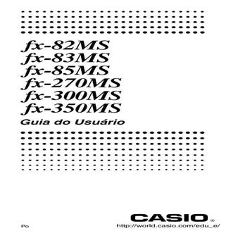 Manual calculadora cassio fx-es plus | PDF