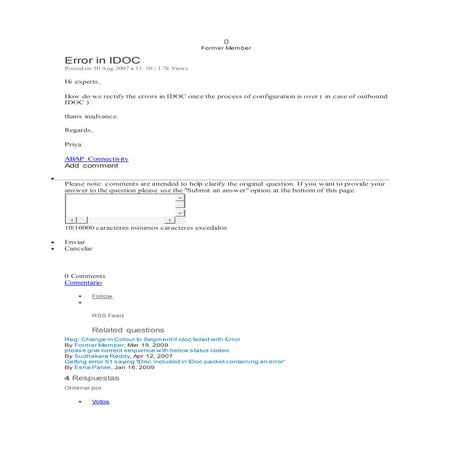 Edit idoc , reprocess and test idoc | DOCX