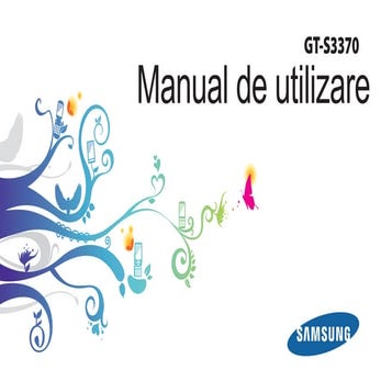 Manual instructiuni-samsung-s3370-corby-3g-light-silver | PDF