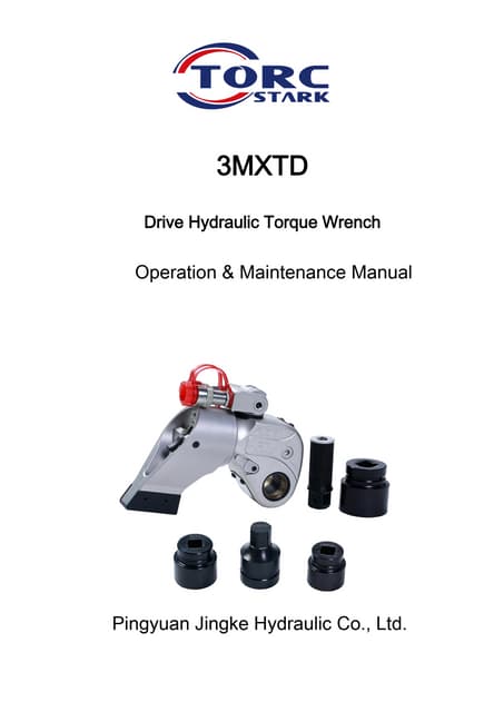 AXT Series Hydraulic Torque Wrenches Chart of Pressure and Torque | PDF