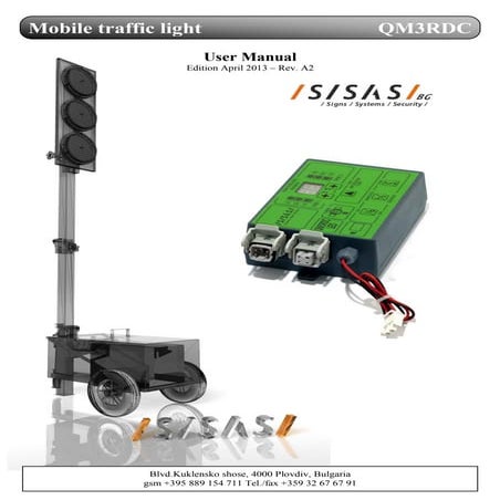 Directions for Mobile Traffic Light | Road signalization SISAS BG | PDF