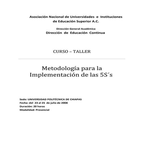 Infografia 4 metodo de las 5s | PDF