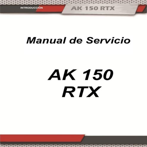 Manual akt rtx 150 (1) | PDF