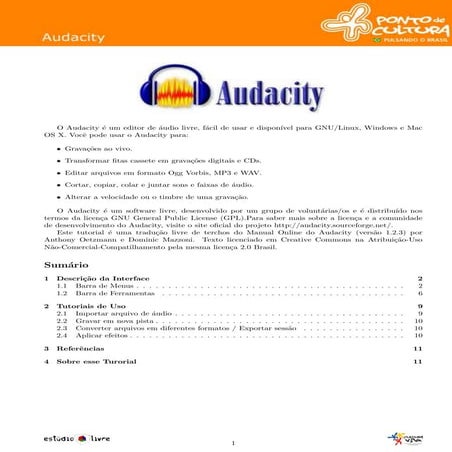 Manual audacity | PDF