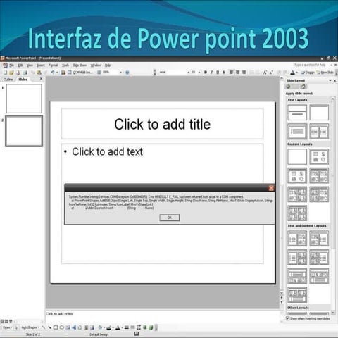 Interfaz De Power Point | PPT