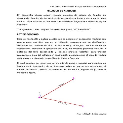 Manual basico calculo de angulos | PDF