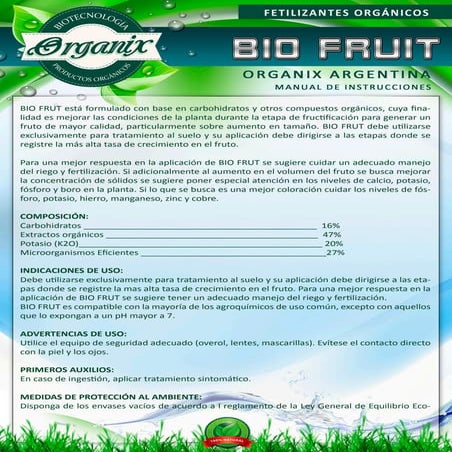 Manual bio fruit | PDF