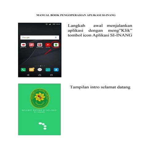 Manual book aplikasi si | PDF