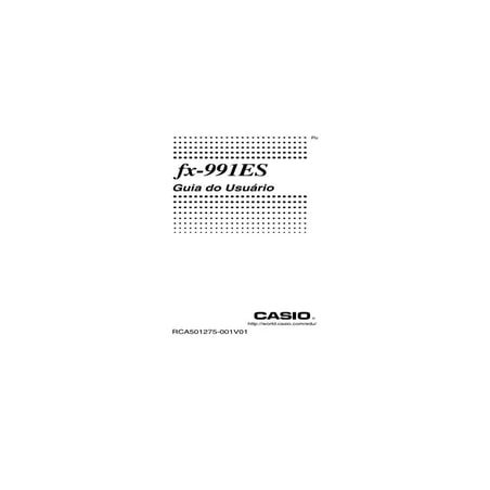 Manual calculadora casio fx-82 ms | PDF