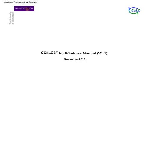 Manual_CCaLC2.pdf Documento utilizado para ACV | PDF