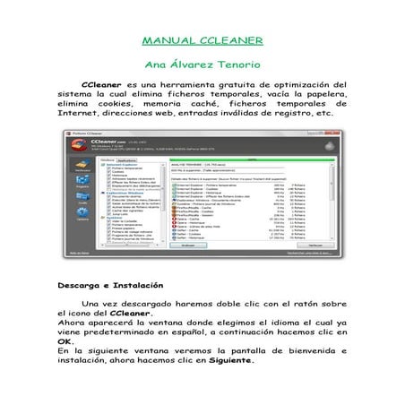 Manual ccleaner | PDF