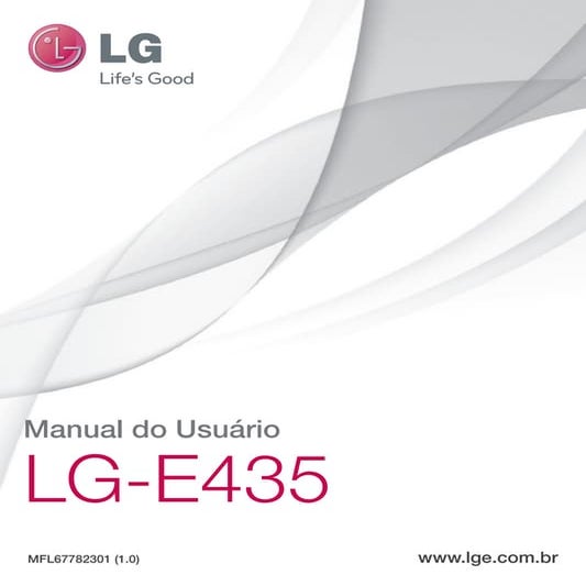 Manual Celular LG E-435 | PDF