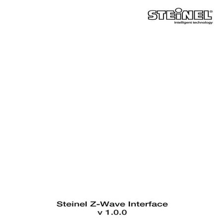 Manual control centre smart friends box - z-wave plus - steinel | PDF ...