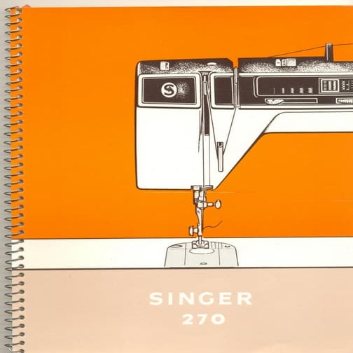 Manual da singer 270 bobina mágica | PDF