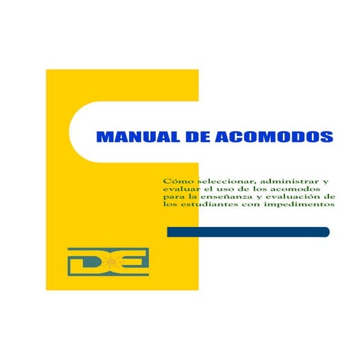 Acomodos educacion especial m at. edu | DOCX