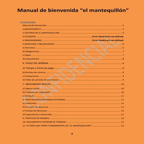 Manual de bienvenida 1 | DOCX