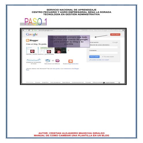 Manual de cambiar de plantilla | PDF | Technology & Computing
