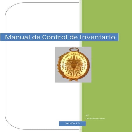 Manual de control de inventario | PDF | Technology & Computing