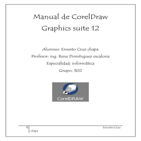 Manual de corel draw 12 | PDF
