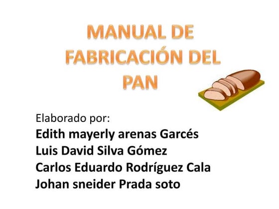 Fases de elaboración del pan | PPT