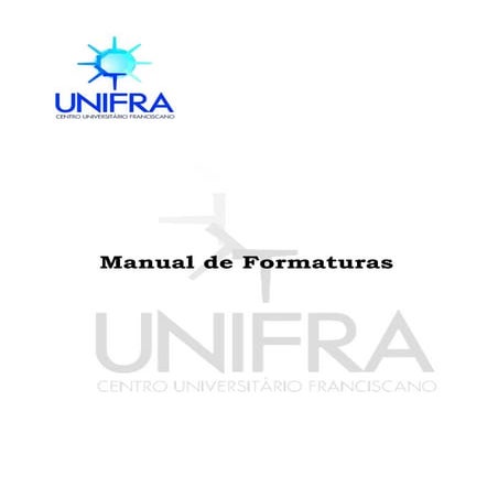 Manual de formaturas | PDF
