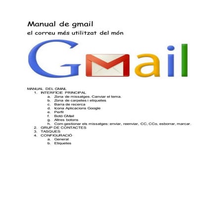 Manual del gmail | DOCX