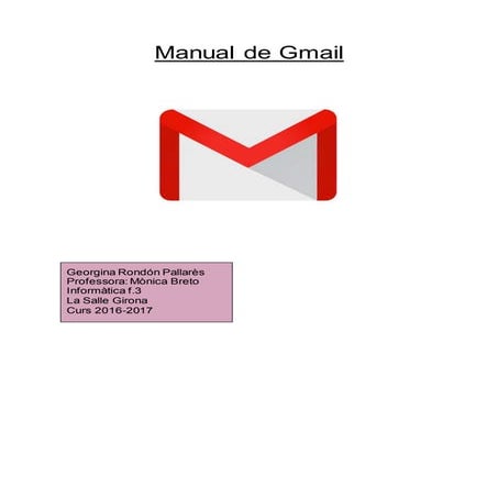 Manual de Gmail | DOCX