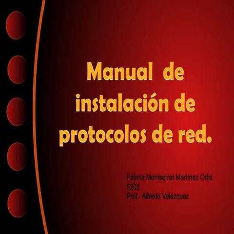 Como instalar un protocolo | PPT