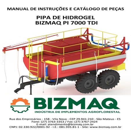 MANUAL DE INSTUÇÕES E CATÁLOGO DE PEÇAS PI 7000 TDI.pdf