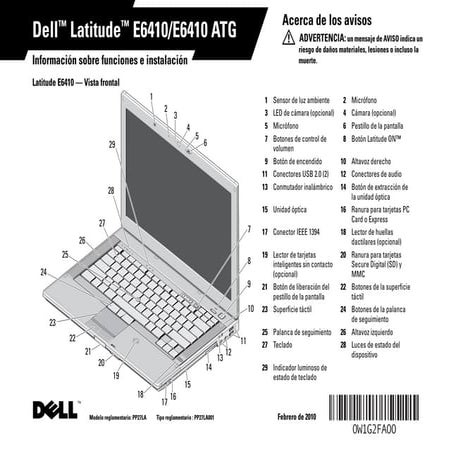 Manual Dell Latitude e6410 | PDF