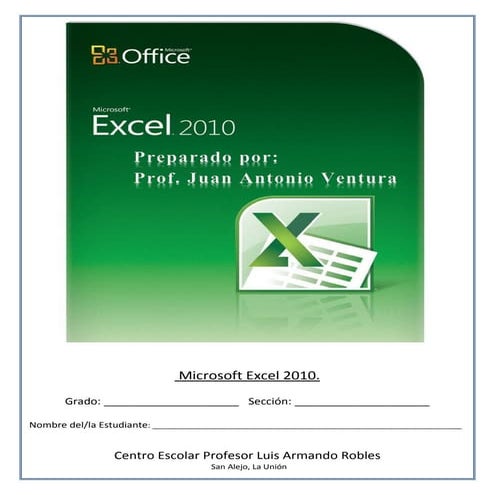Manual de microsoft excel basico 2010 | PDF