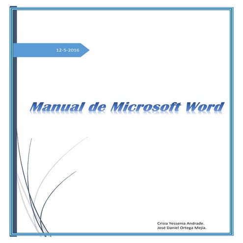 Manual de microsoft word | PDF