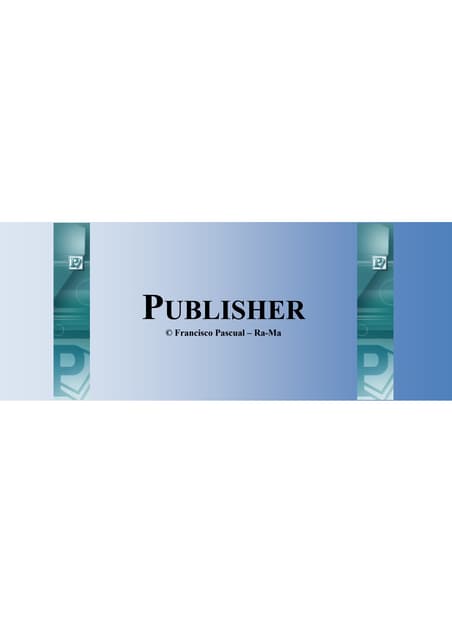 Tutorial funcions Publisher | DOCX