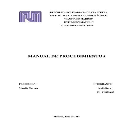 1 manual de_procedimientos | PPT