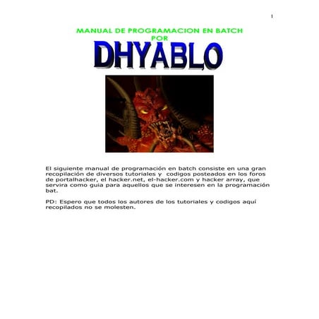 Manual de programacion_en_batch_by_dhyablo | PDF