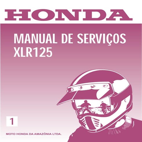 Manual de servico xlr 125 | PDF