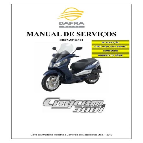 Manual de servico dafra next 250 rev.0021052012160147 | PDF