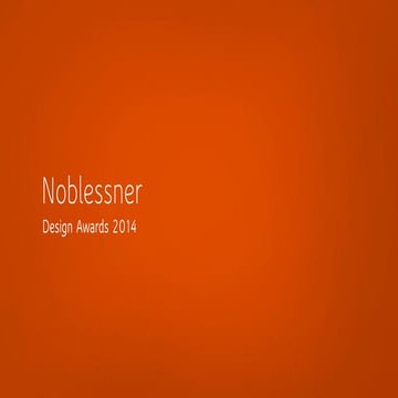 Noblessner / Estonian Design Awards 2014 | PDF