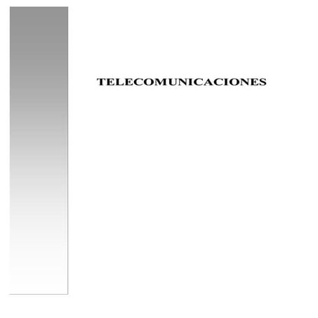Manual de telecomunicaciones | PDF