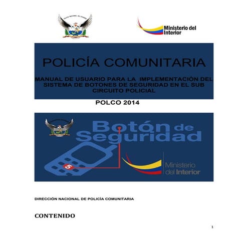 Manual de usuario boton de seguridad | DOC