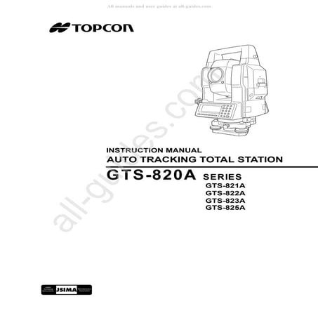 Manual de Usuario Estacion total Topcon Series GTS-820A.pdf