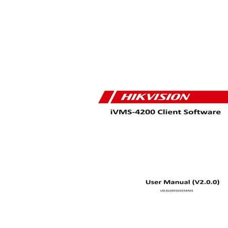 Manual de usuario iVMS4200.pdf videovigilancia | PDF