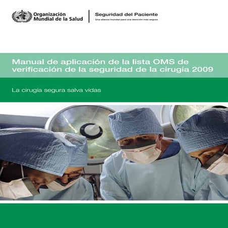 Manual de verificacion de la oms | PDF